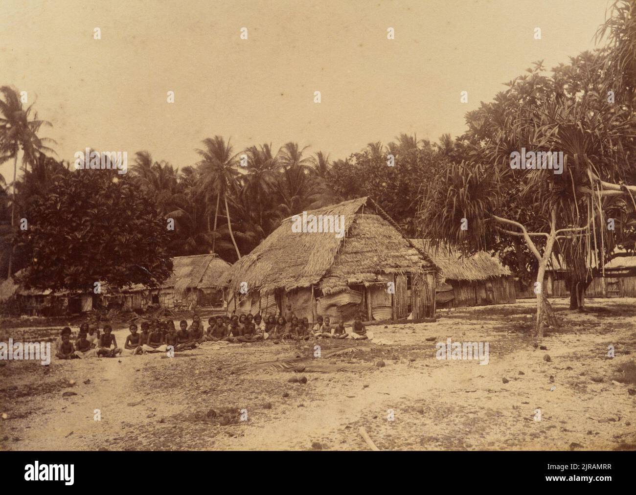 Arorai. From the album: Views in the Pacific Islands, 1886, Arorae, by ...