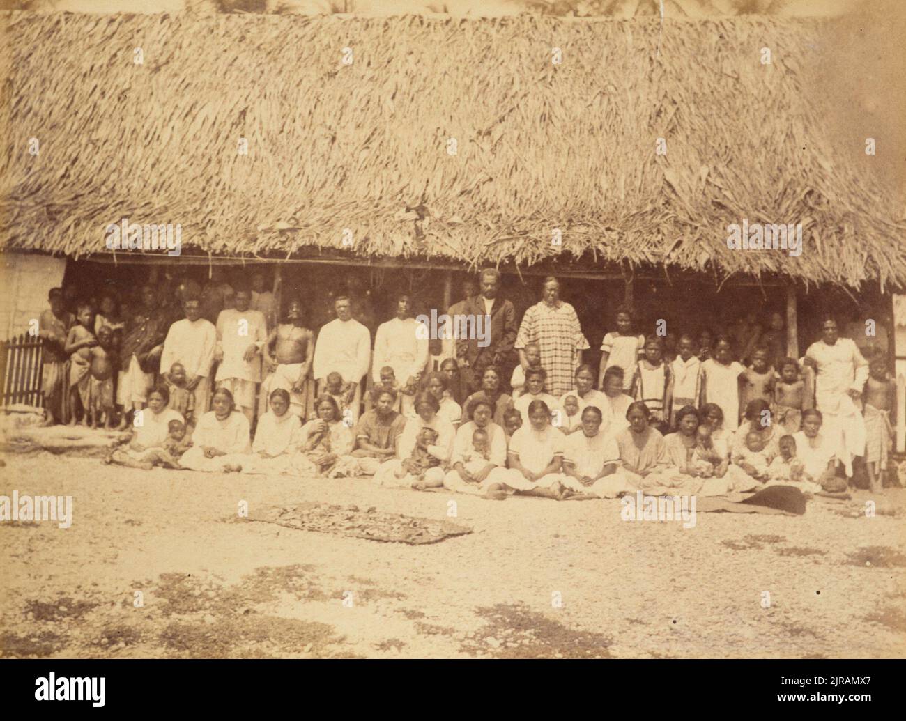 Mission House Fakaafo. From the album: Views in the Pacific Islands ...