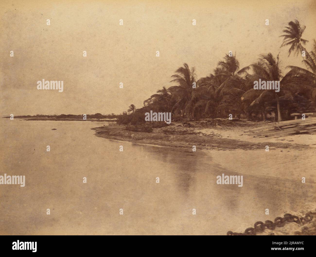 Beach Suwarrow inside lagoon. From the album: Views in the Pacific ...