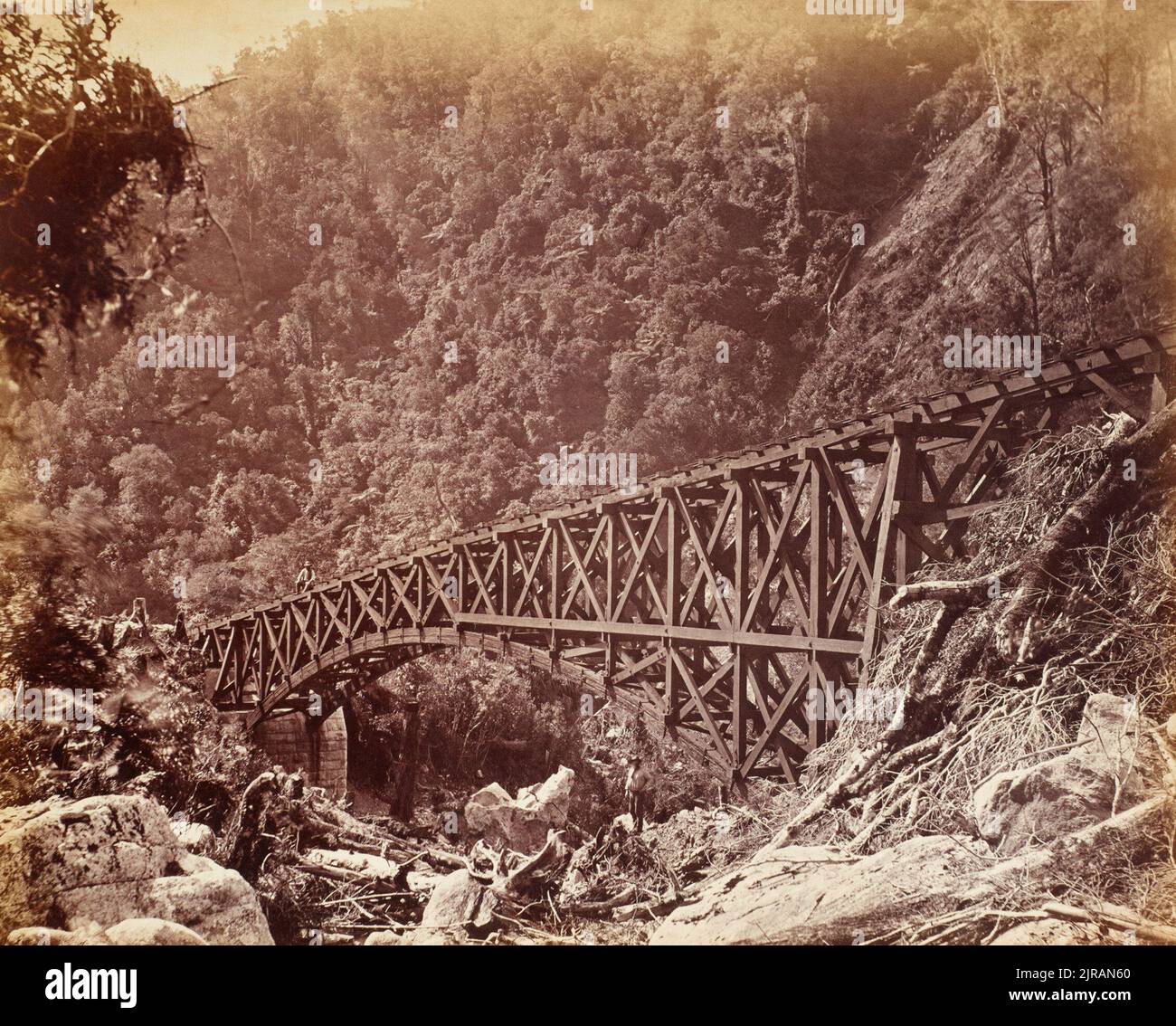 Bridge (lower incline) looking up incline. From the album: Views of the ...