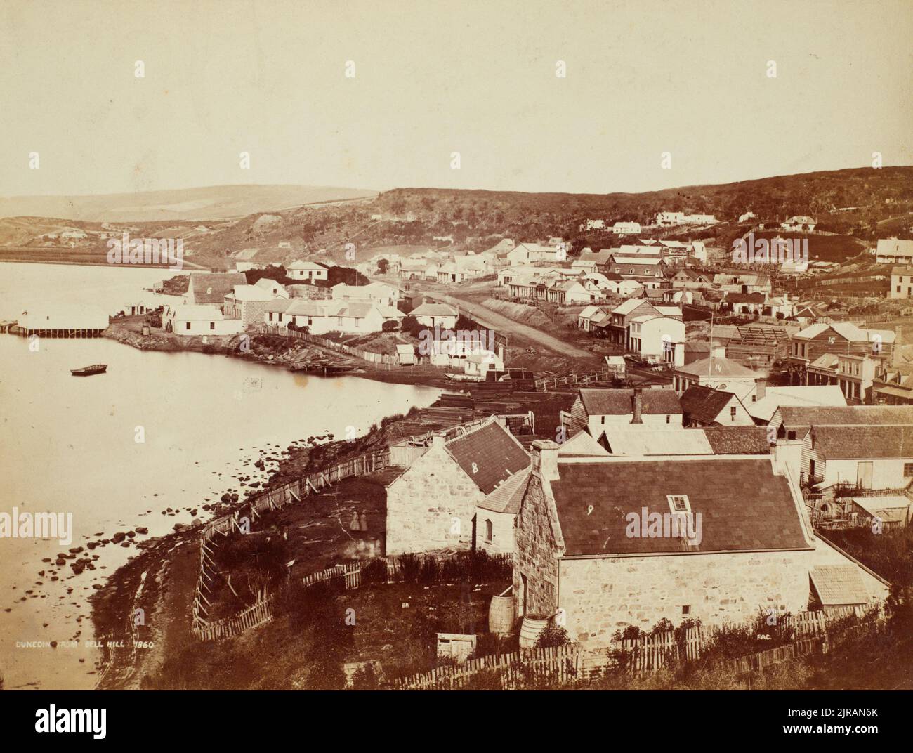 Dunedin from bell hill dunedin from bell hill hi-res stock photography ...