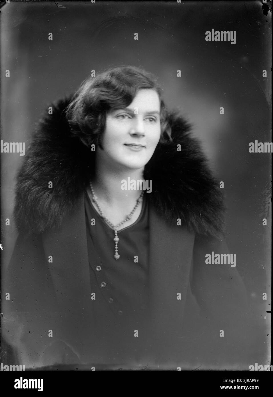Miss Jorgenson Extra 6 x 8, circa 1920, Wellington, by Berry & Co Stock ...