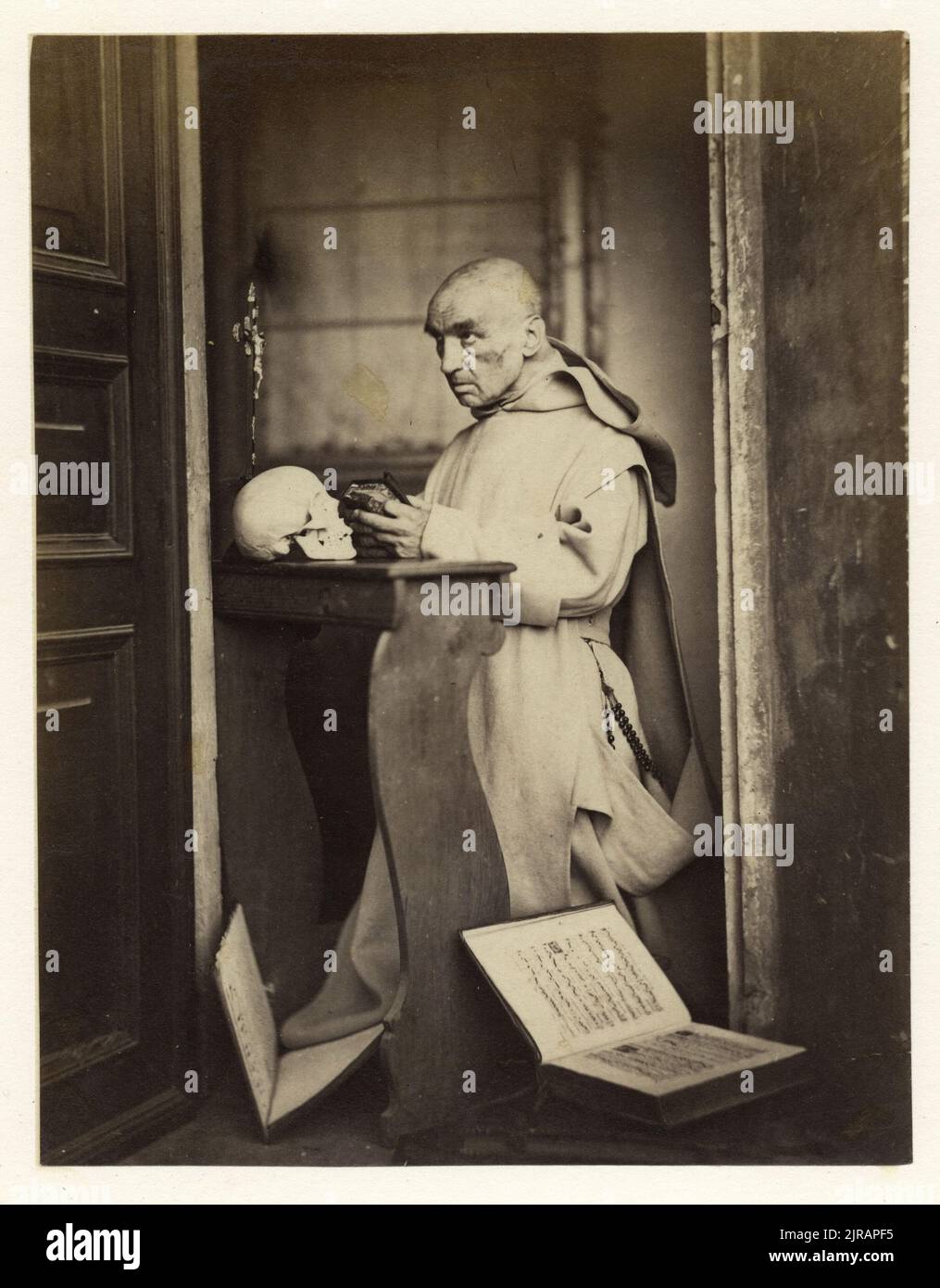 Carthusian monk praying hi-res stock photography and images - Alamy
