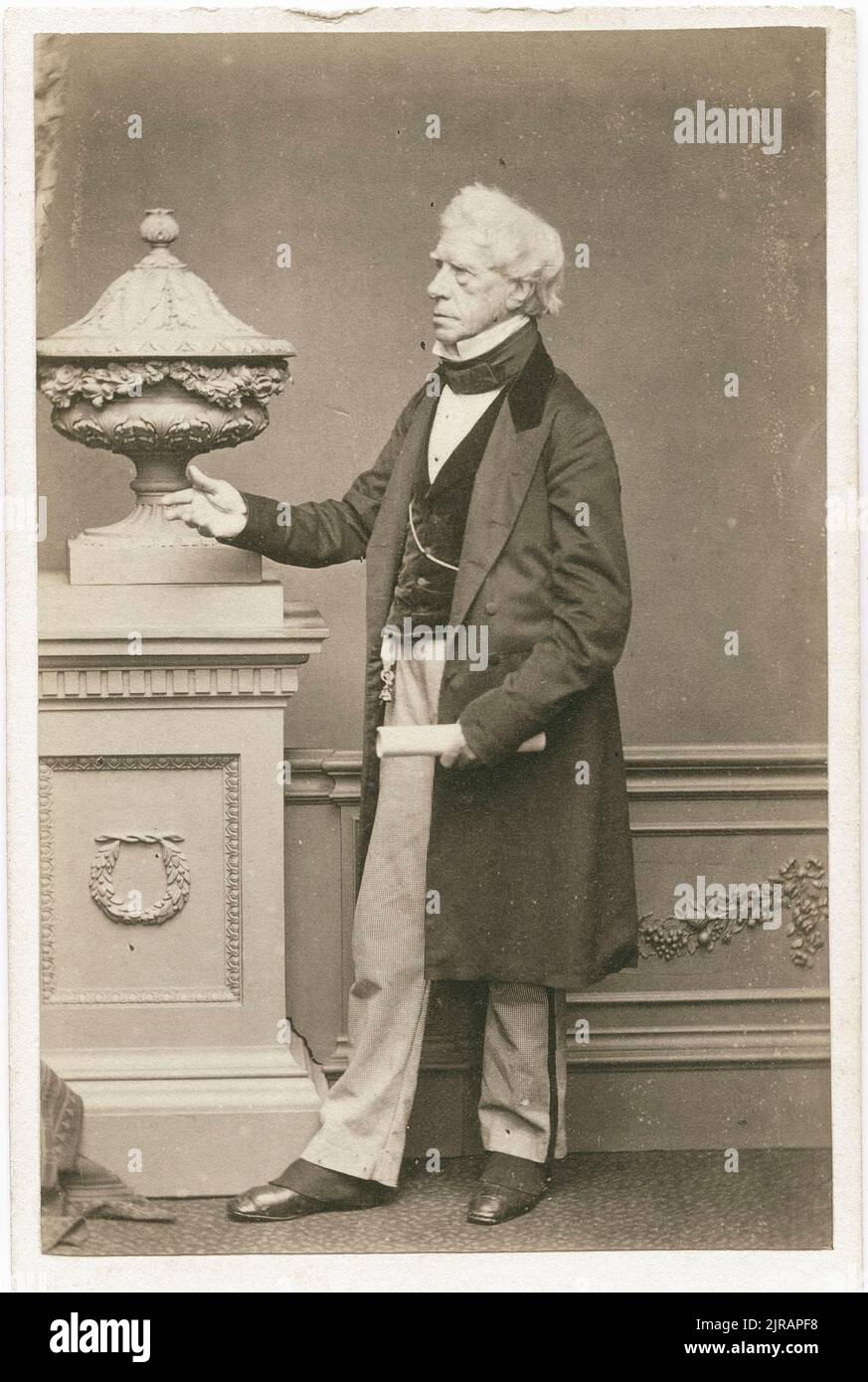 Portrait of British statesman Henry Brougham, 1st Baron Brougham and ...