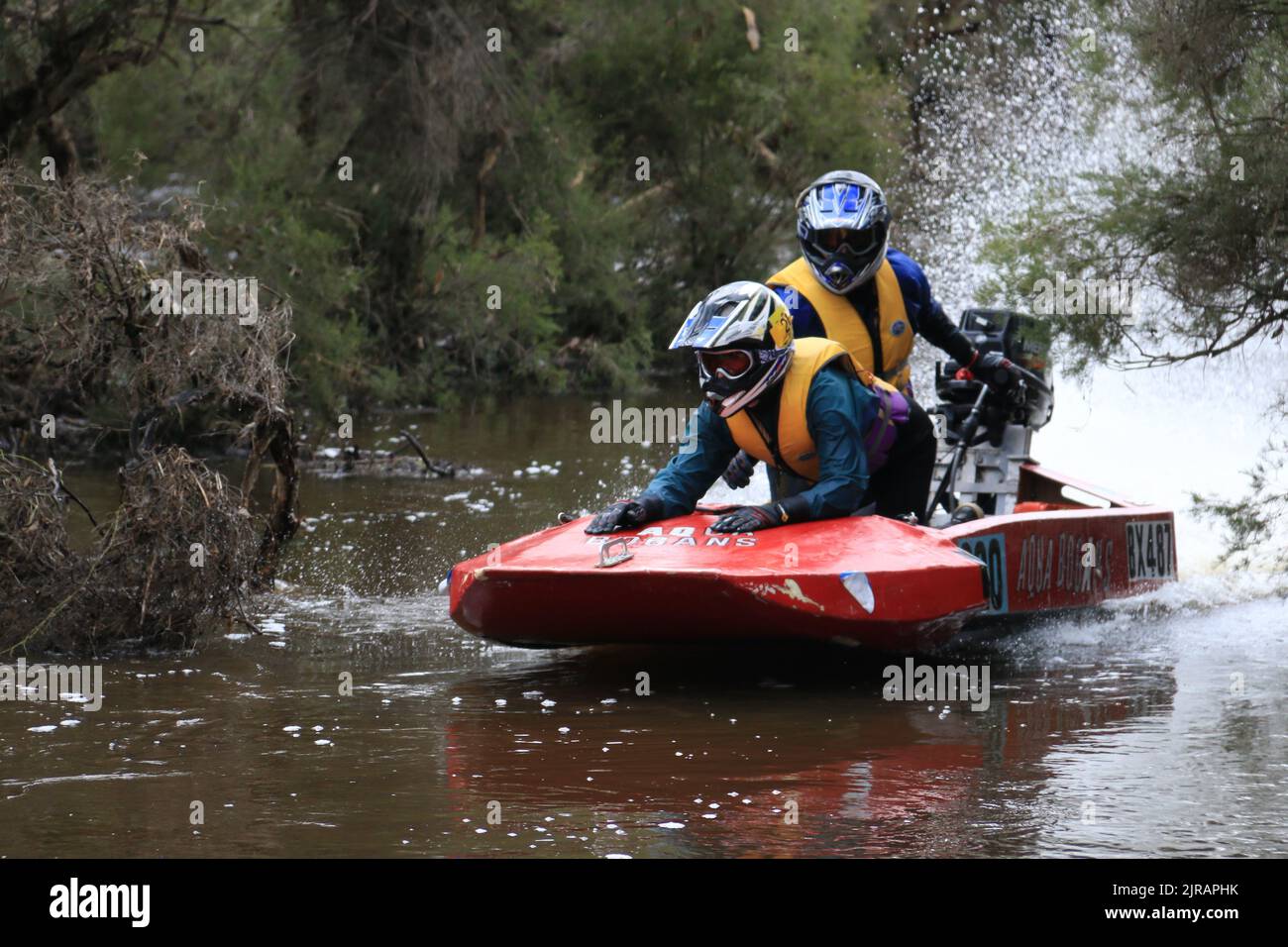 Power Boats Passing Through Swan Valley, Avon Descent 2022 Boat Race ...