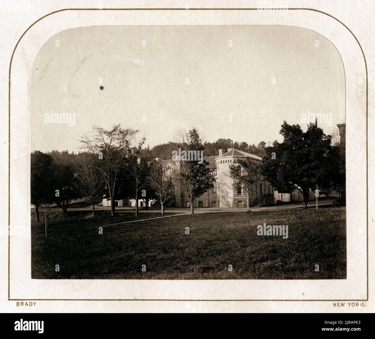 Exterior view of Mess Hall, United States Military Academy, West Point ...