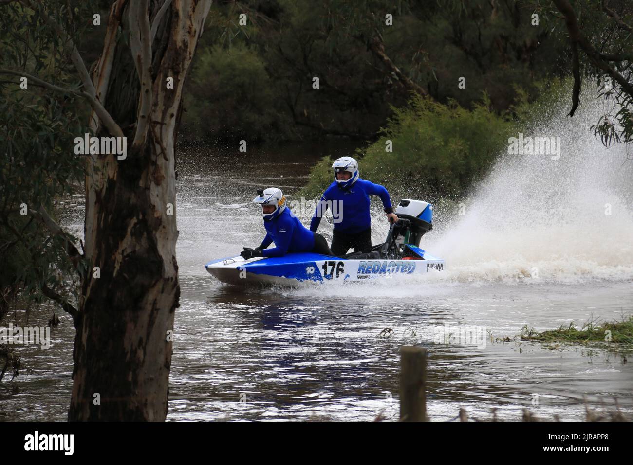 Power Boats Passing Through Swan Valley, Avon Descent 2022 Boat Race ...