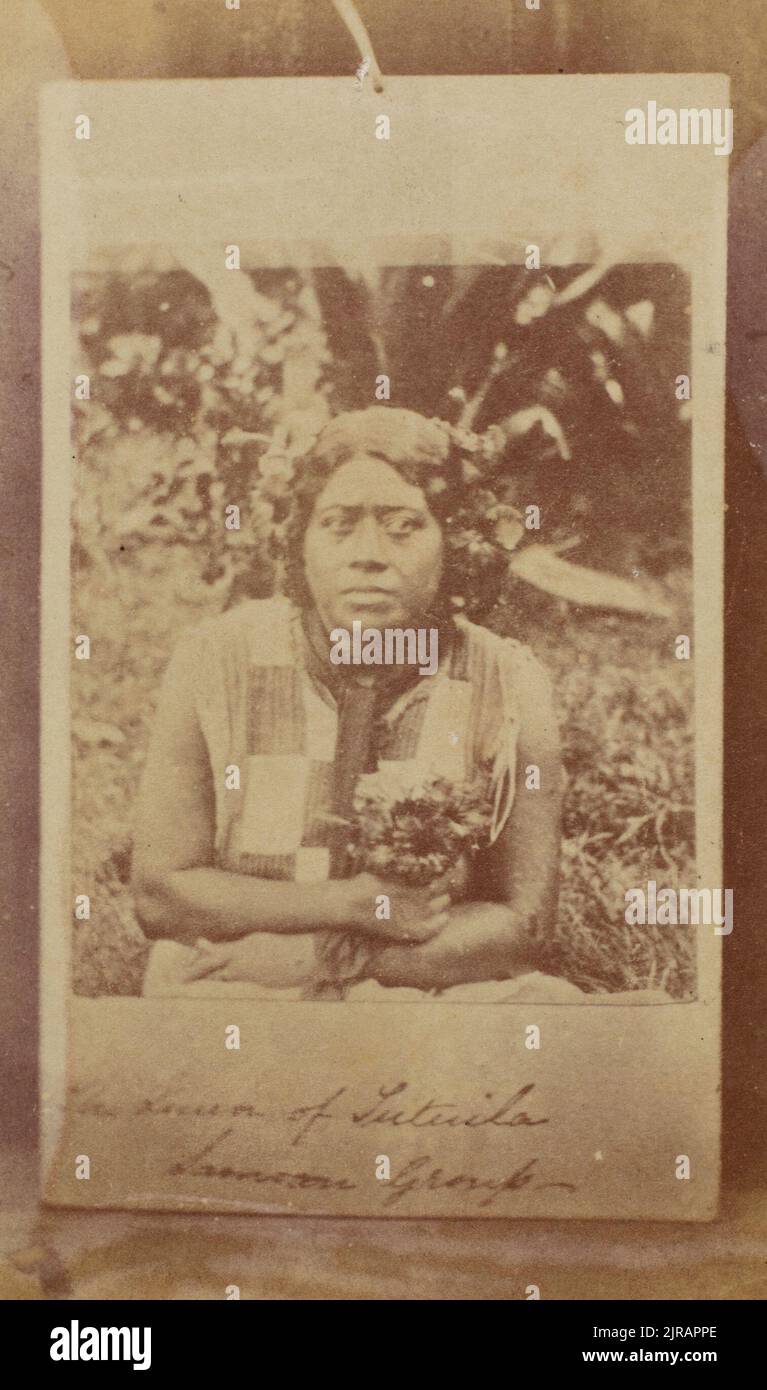 Samoan group the queen of tutuila hi-res stock photography and images ...