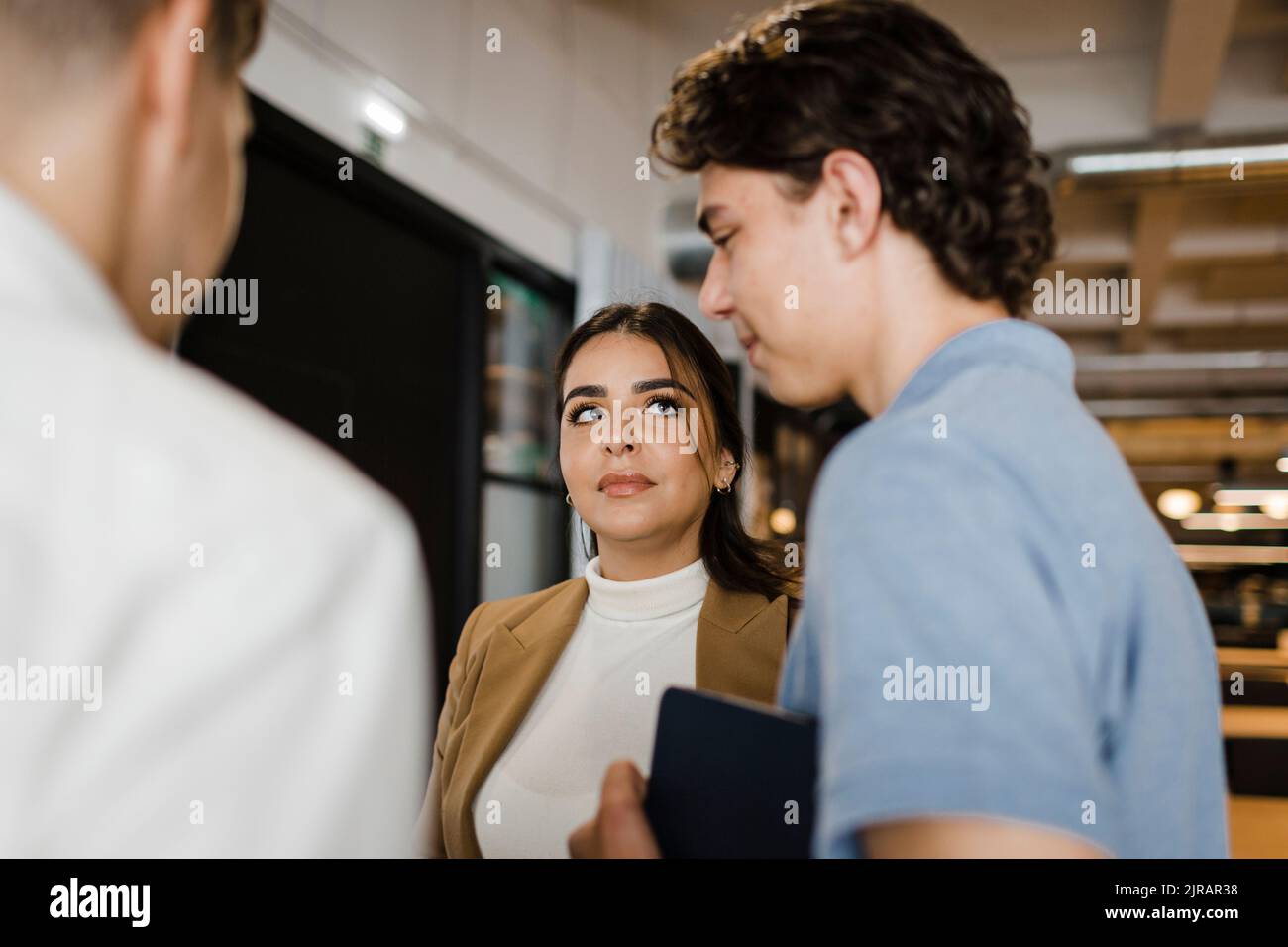 Group young multicultural colleagues hi-res stock photography and ...