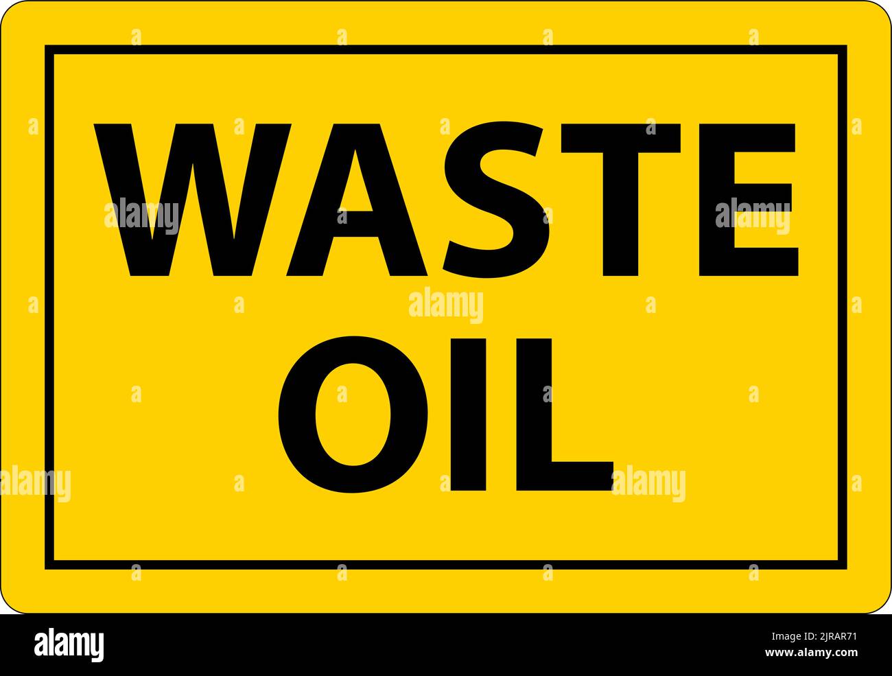 Danger Waste Oil Sign On White Background Stock Vector Image & Art - Alamy