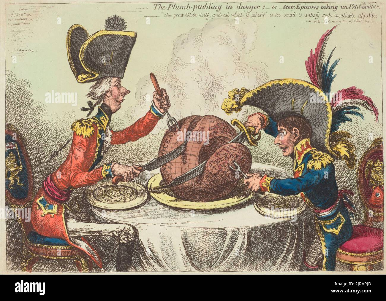 The plumb pudding in danger:- or State Epicures taking un Petit ...