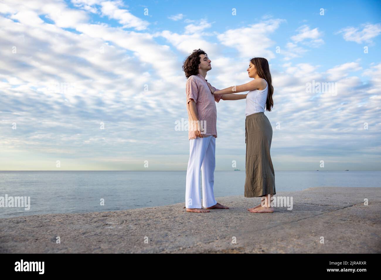 Touching each other hi-res stock photography and images - Alamy
