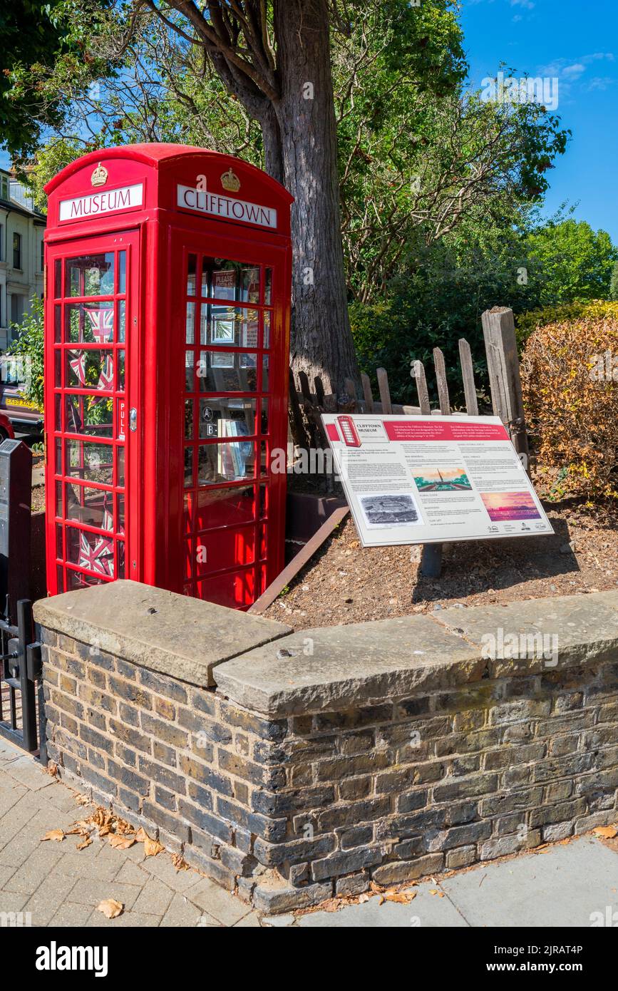 Clifftown Museum, in phone box, one of the world’s smallest museums in ...
