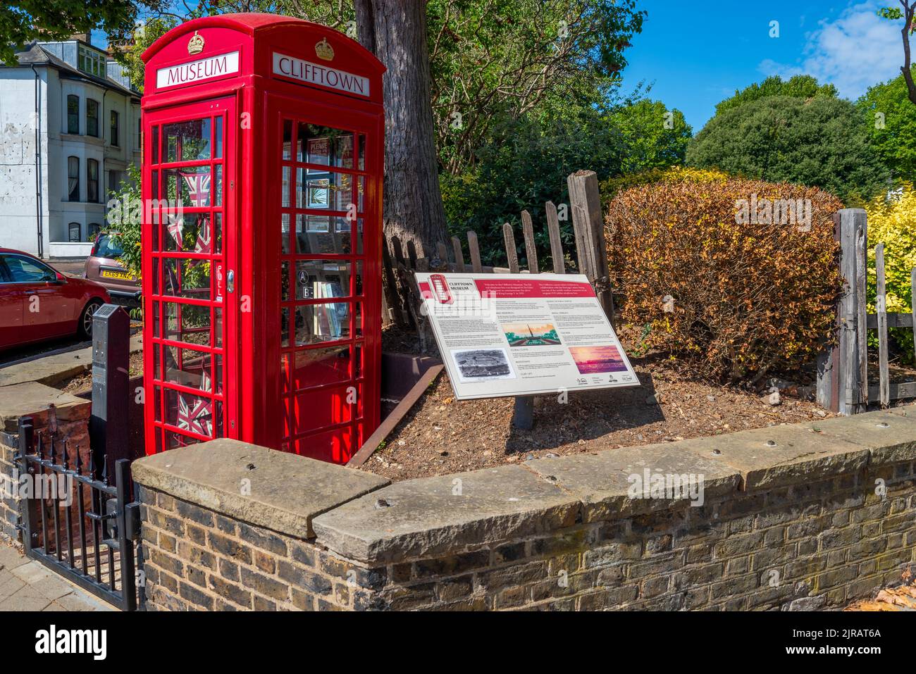 Clifftown Museum, in phone box, one of the world’s smallest museums in ...