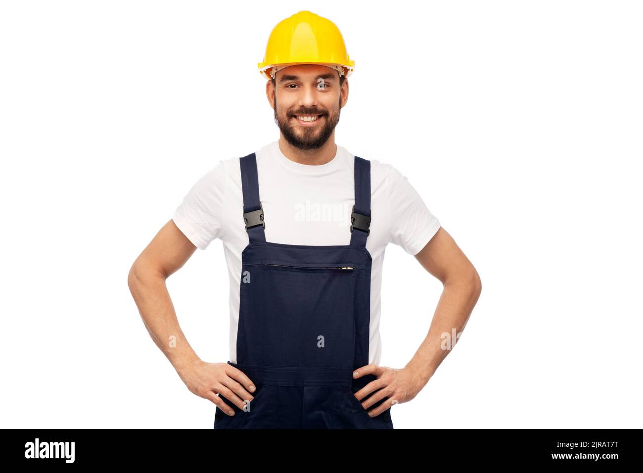 Smiling male worker hi-res stock photography and images - Alamy