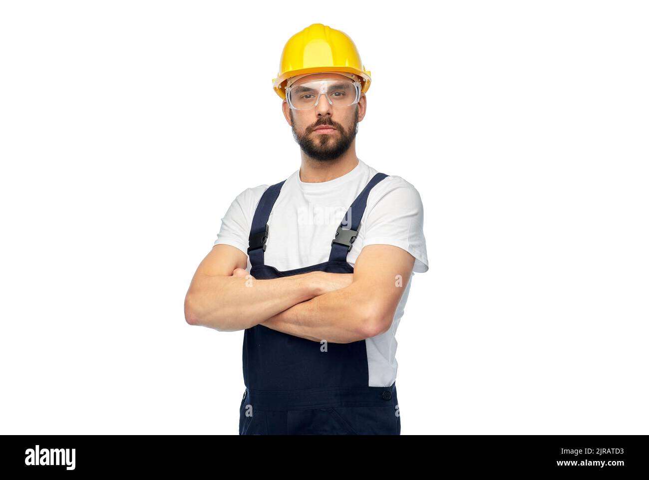 Man crossed arms construction hi-res stock photography and images - Alamy