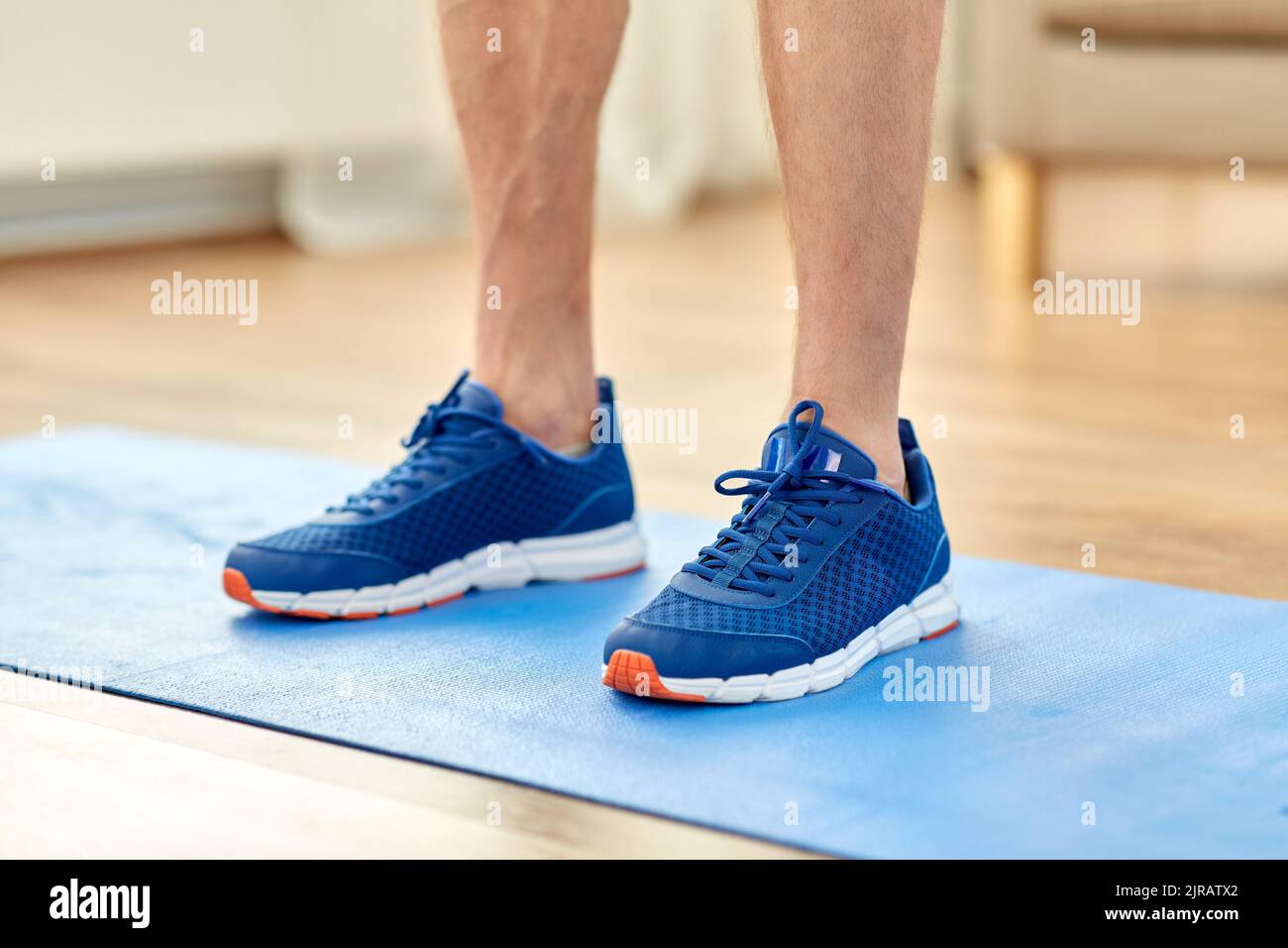 Foot exercise male mat hi-res stock photography and images - Alamy
