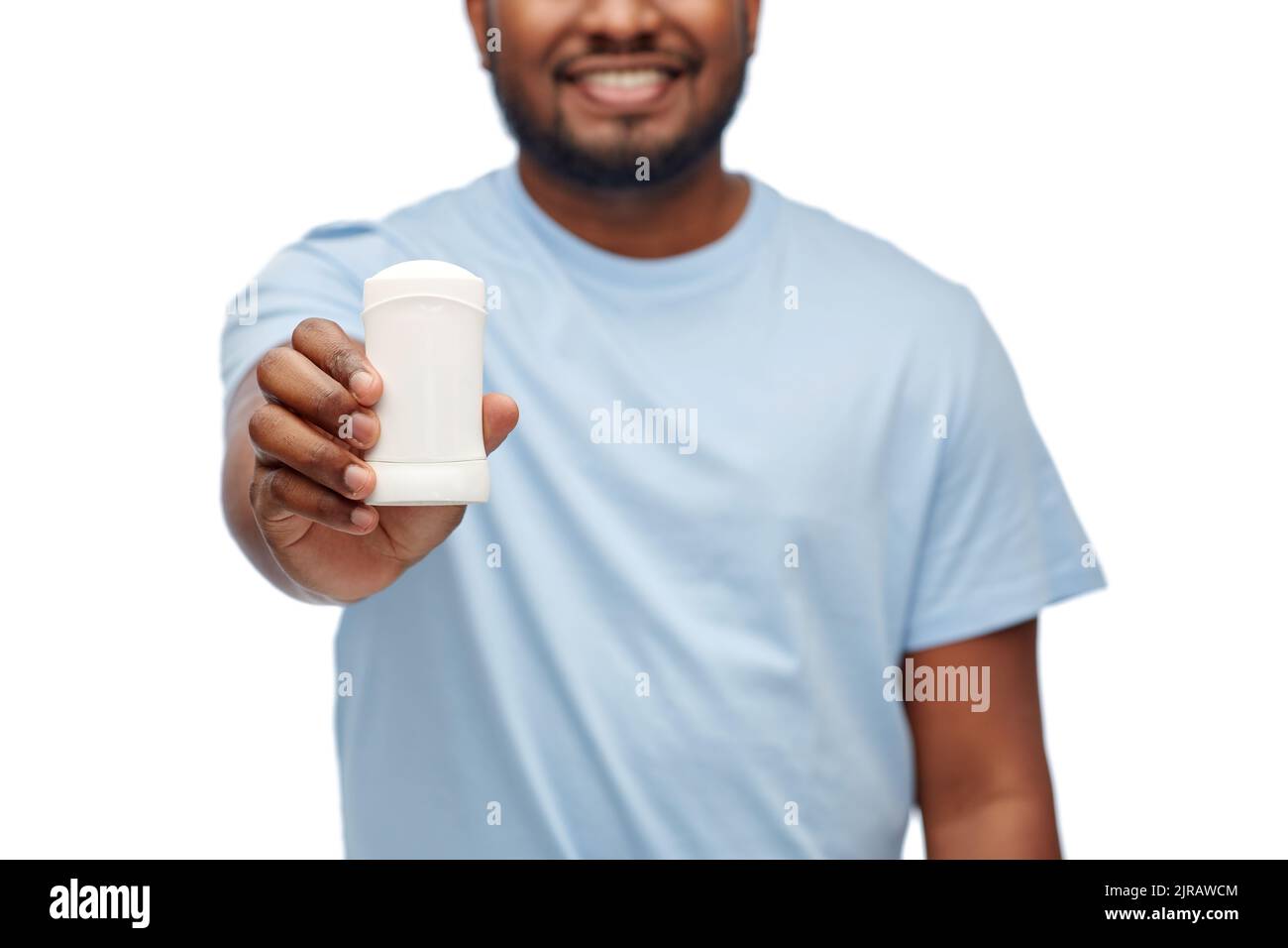 african american man with antiperspirant deodorant Stock Photo - Alamy