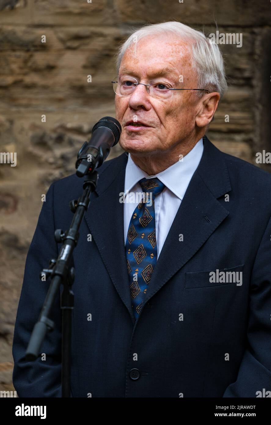 Edinburgh, Scotland, UK, 23 August 2022. George Bruce Flagstone ...