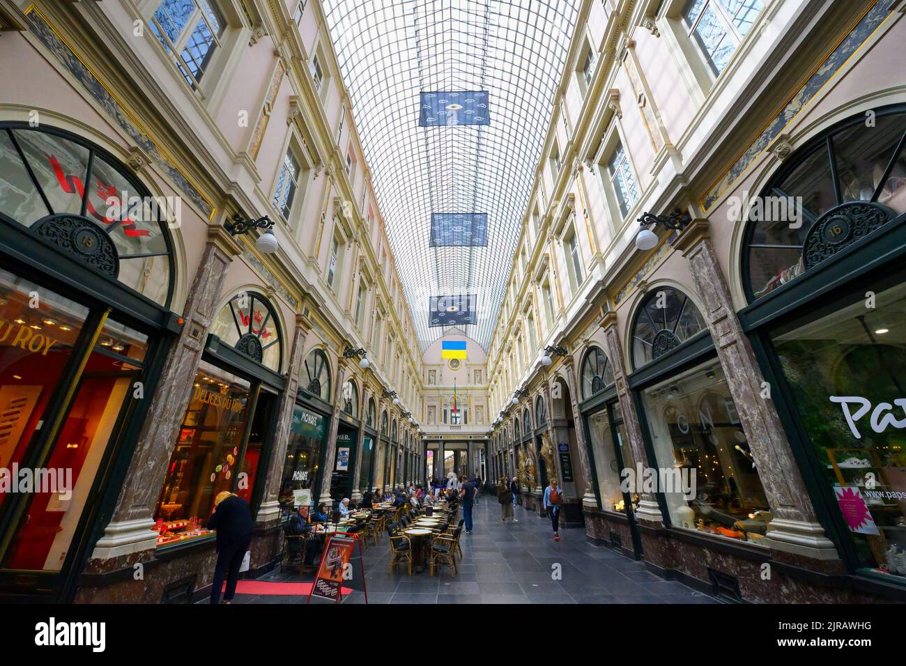 Royal Saint-Hubert Galleries, Queen’s Gallery, Ilot Sacre, Brussels ...