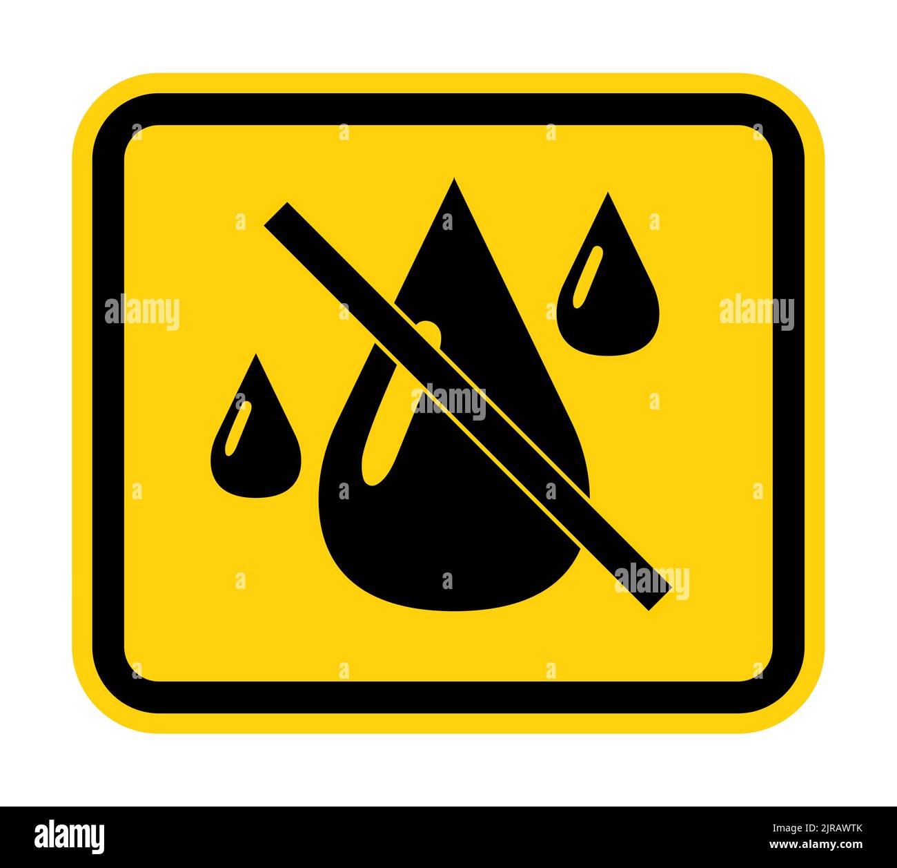 Do Not Let Water And Humidity Touch The Filter Symbol Stock Vector ...