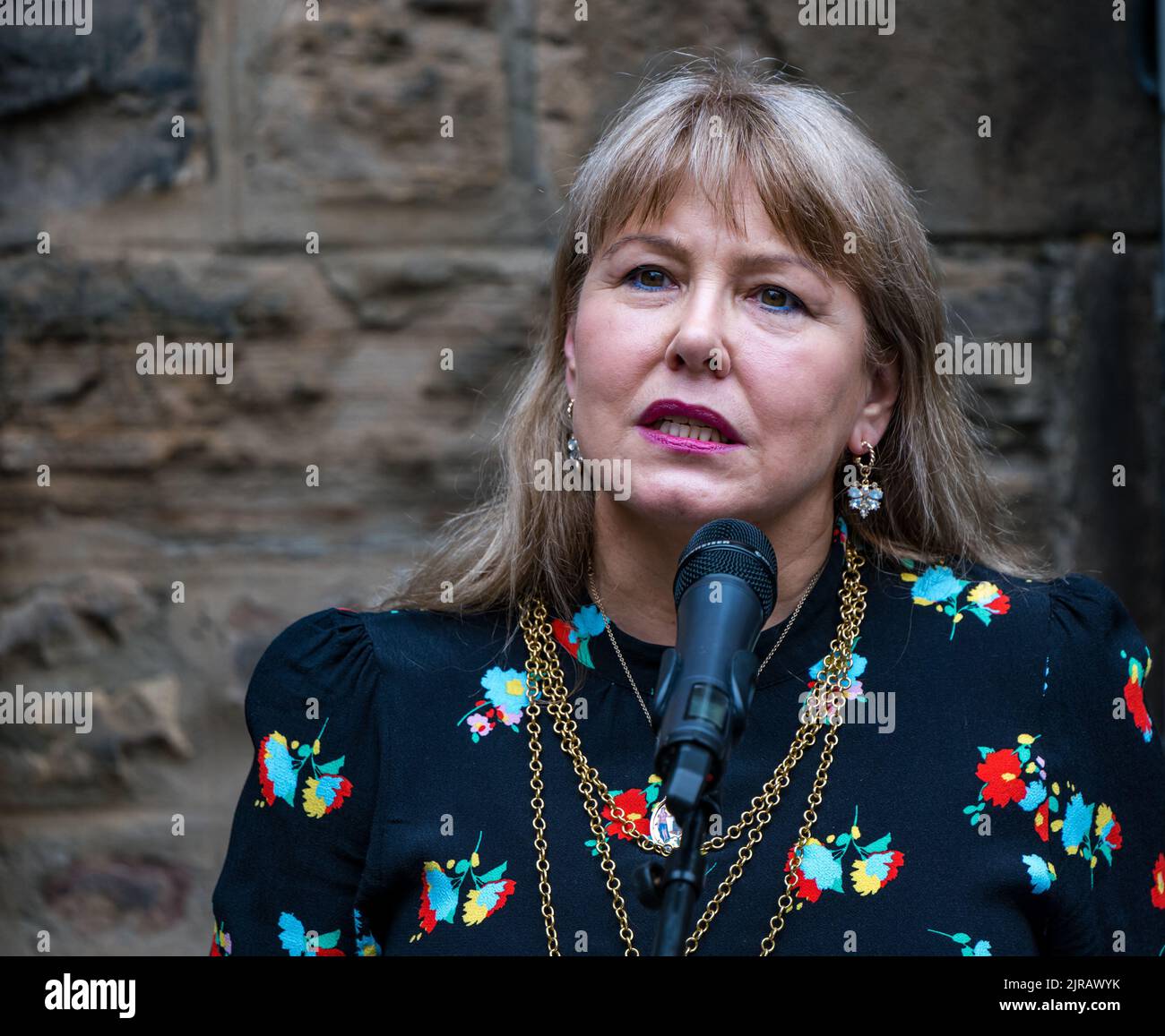 Edinburgh, Scotland, UK, 23 August 2022. George Bruce Flagstone ...