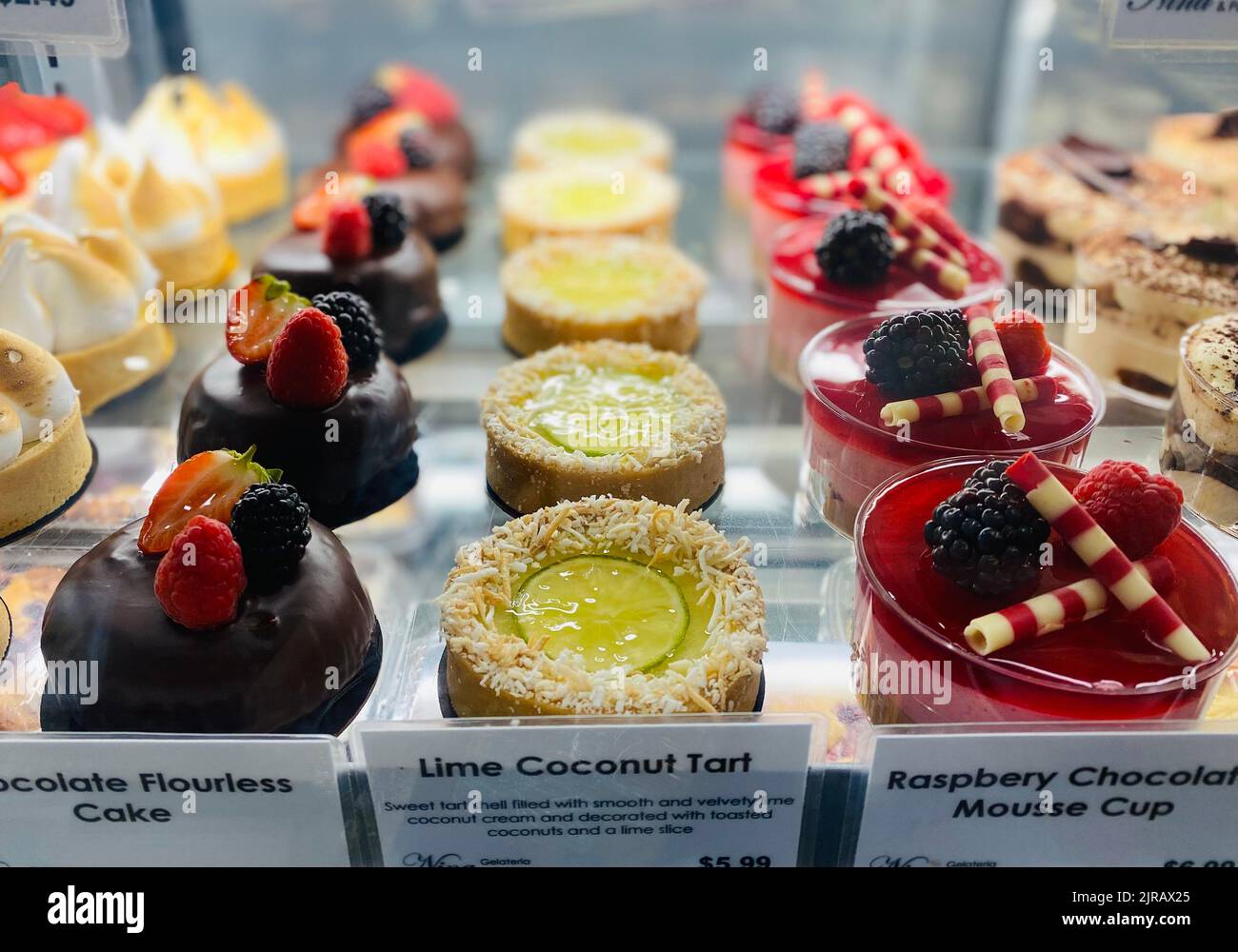 Fresh baked desserts Stock Photo - Alamy