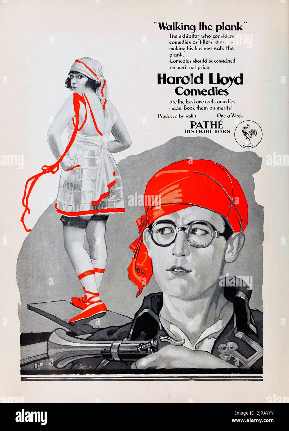 Harold lloyd advertisements hi-res stock photography and images - Alamy
