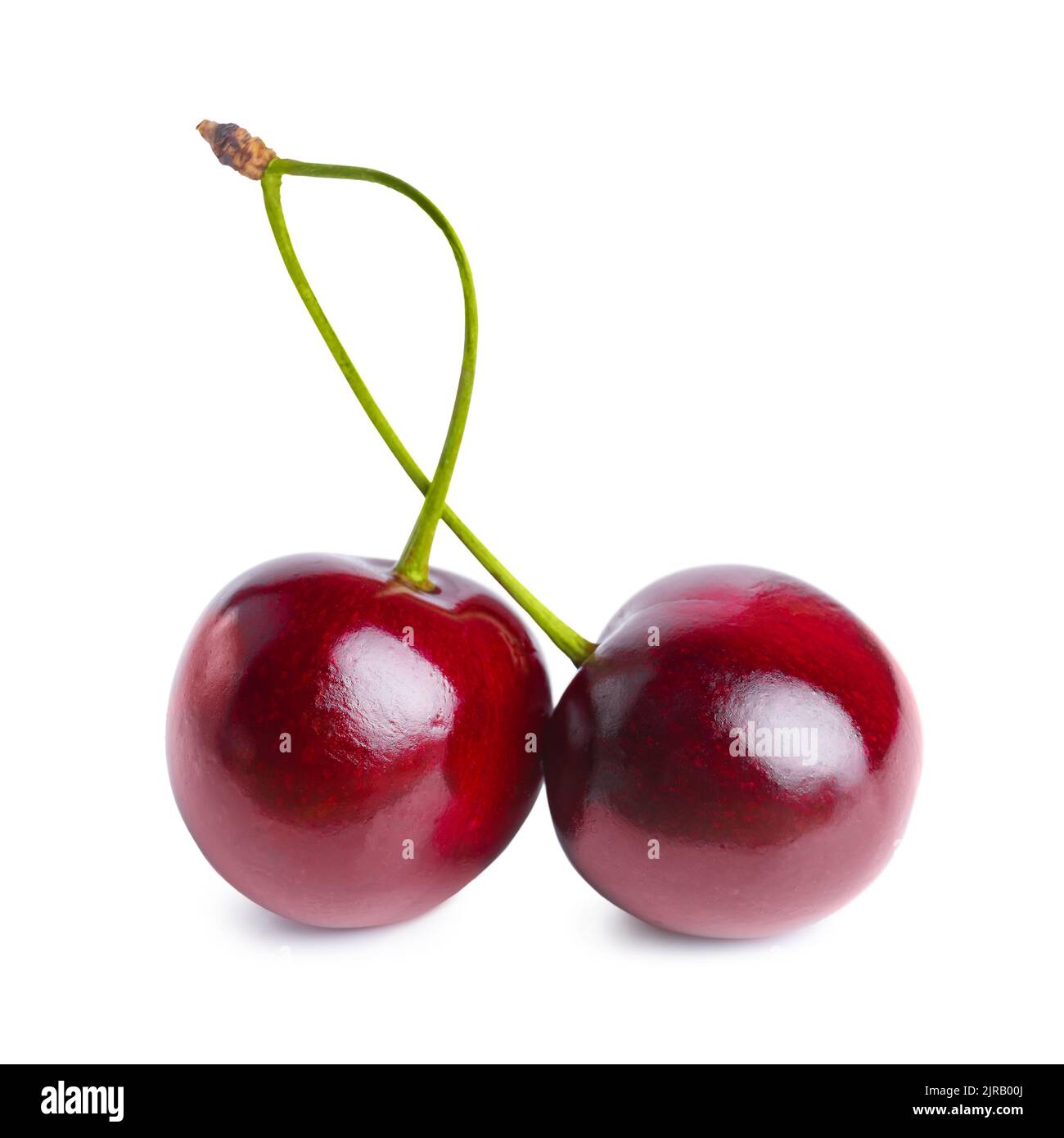 Single cherry fruit Cut Out Stock Images & Pictures - Alamy
