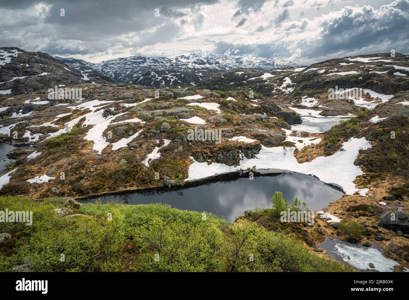 Norway, Rogaland, Sauda, Views along Road 520 Stock Photo - Alamy