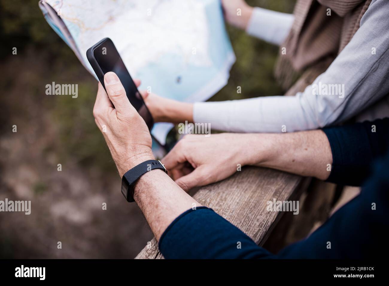 Hand holding railing hi-res stock photography and images - Alamy