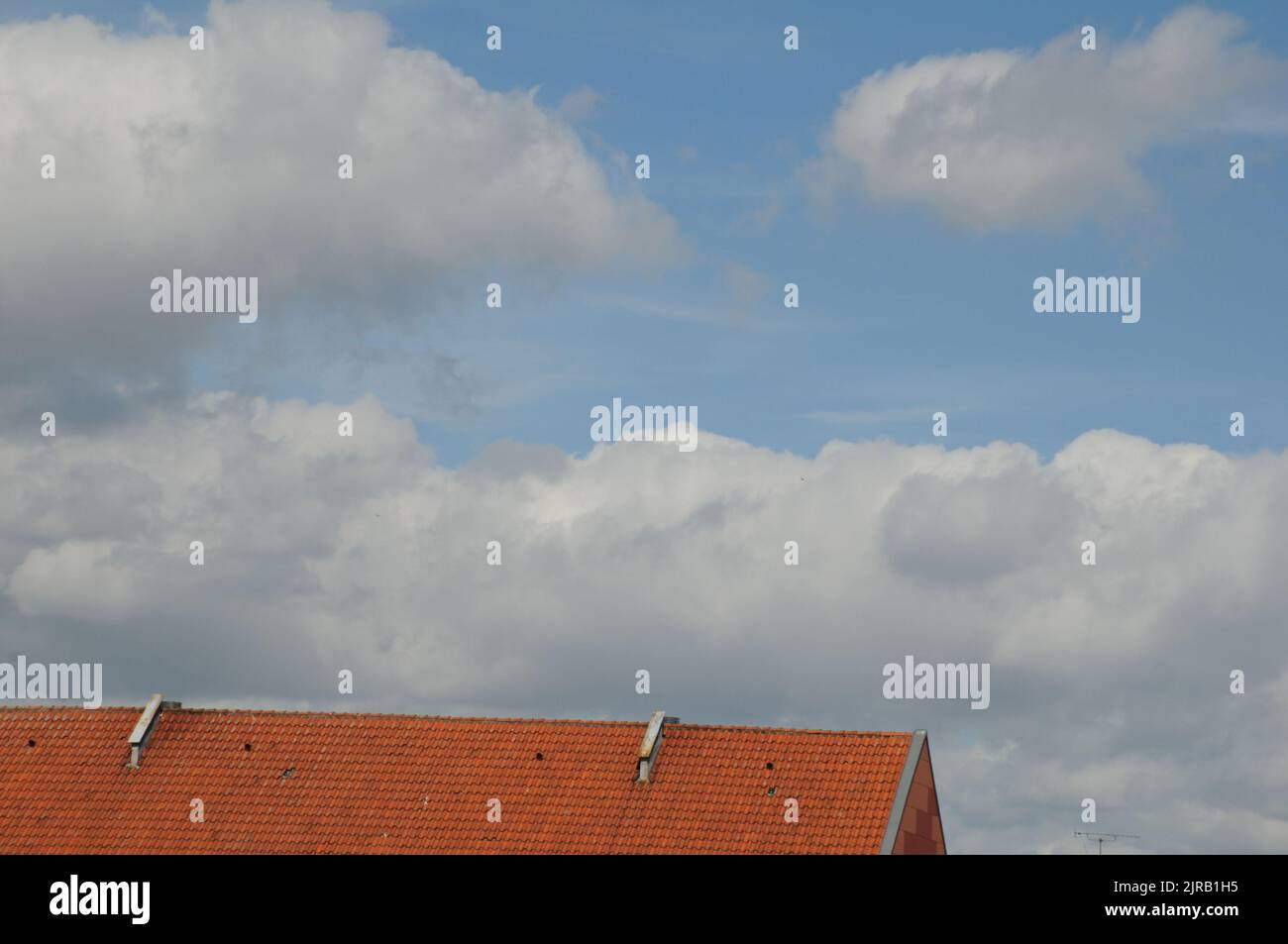 Kastrup/Copenahgen /Denmark/22 August 2022/ Danish weather clearblue ...