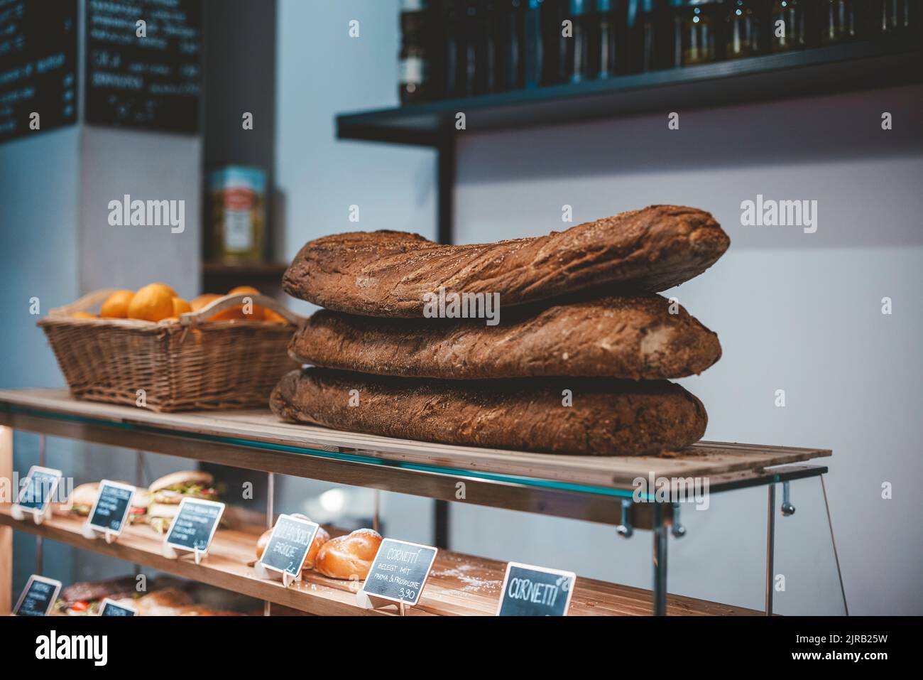 Window display cafe hi-res stock photography and images - Alamy