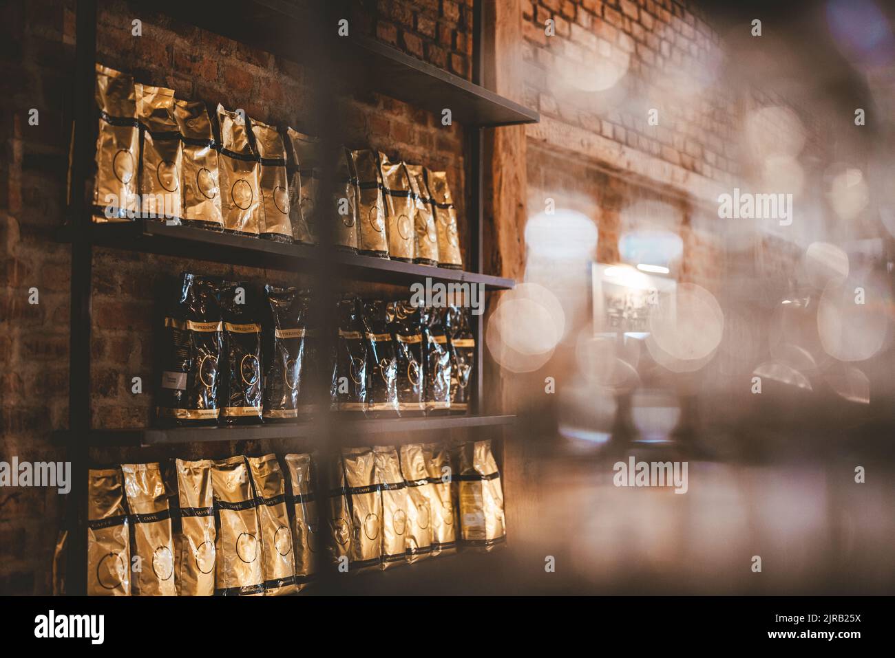 Coffee packets hi-res stock photography and images - Alamy