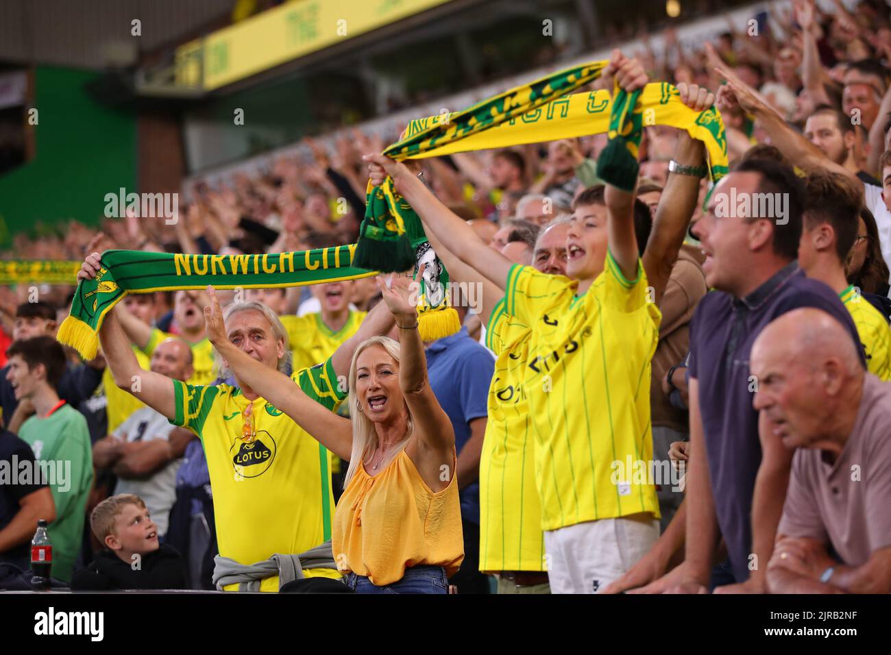Norwich City fans - Norwich City v Millwall, Sky Bet Championship ...