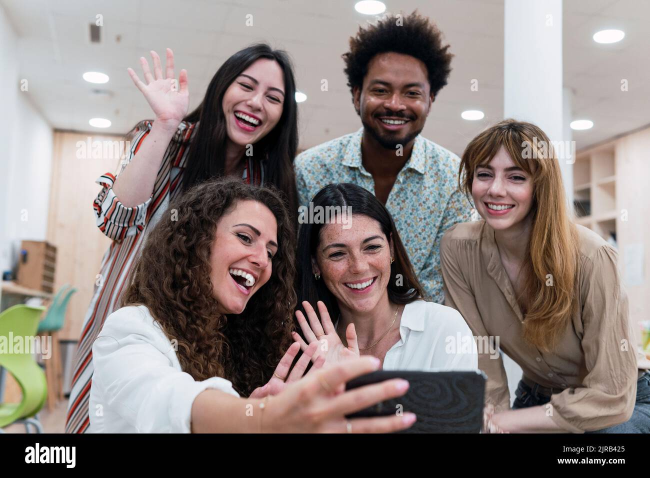 Team selfie hi-res stock photography and images - Alamy