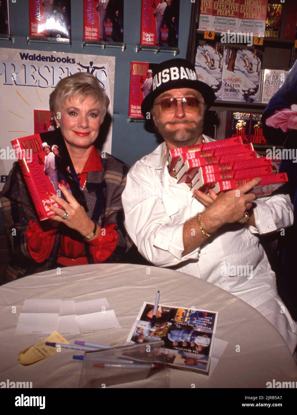 Shirley Jones and Marty Ingels at the book signing for Shirley & Marty ...