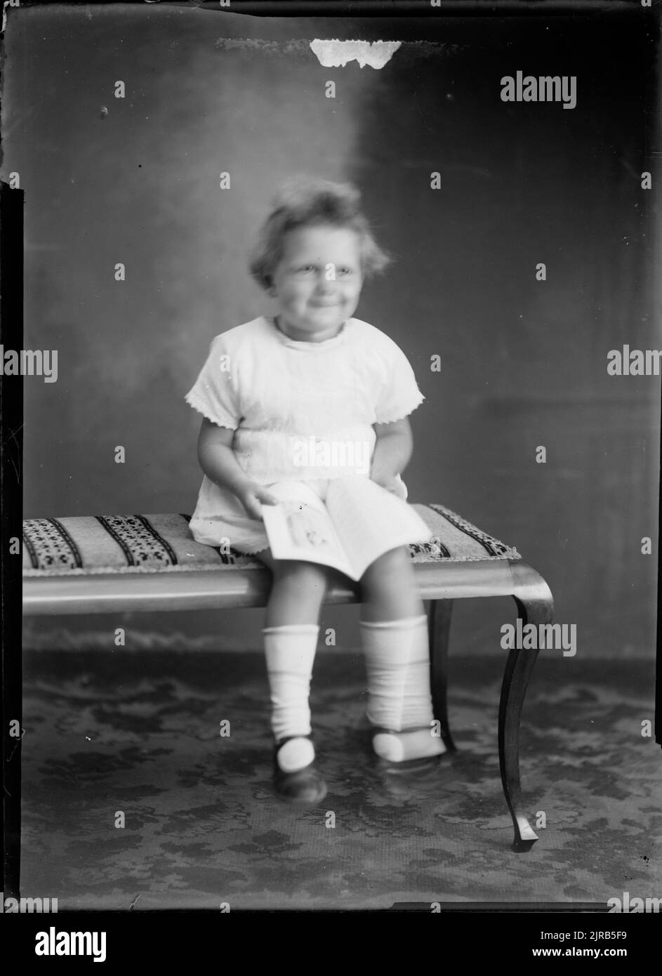 Child, circa 1920, Wellington, by Berry & Co Stock Photo - Alamy