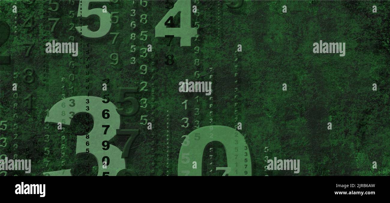 Creative and modern background with numbers Stock Photo - Alamy