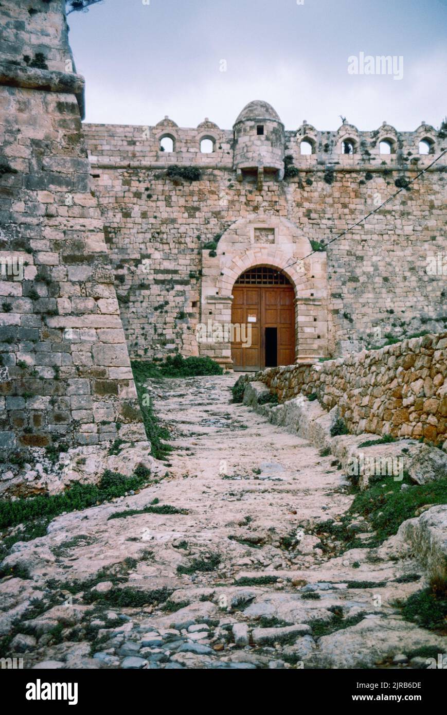 Fortezza of Rethymno, citadel of the city Rethymno in Crete, the ...