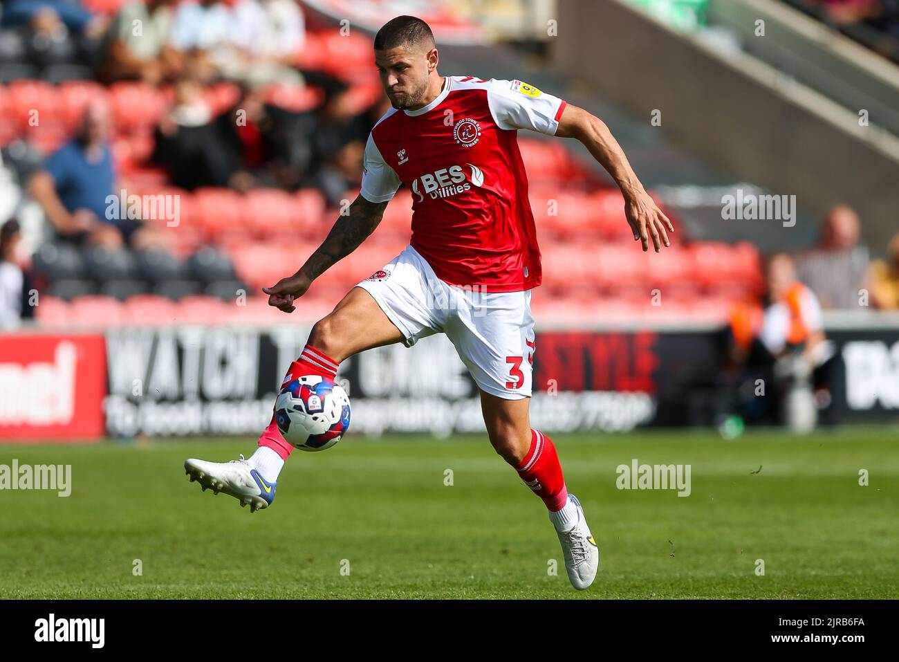 Fleetwood Town’s Danny Andrew during the Sky Bet League One match at ...