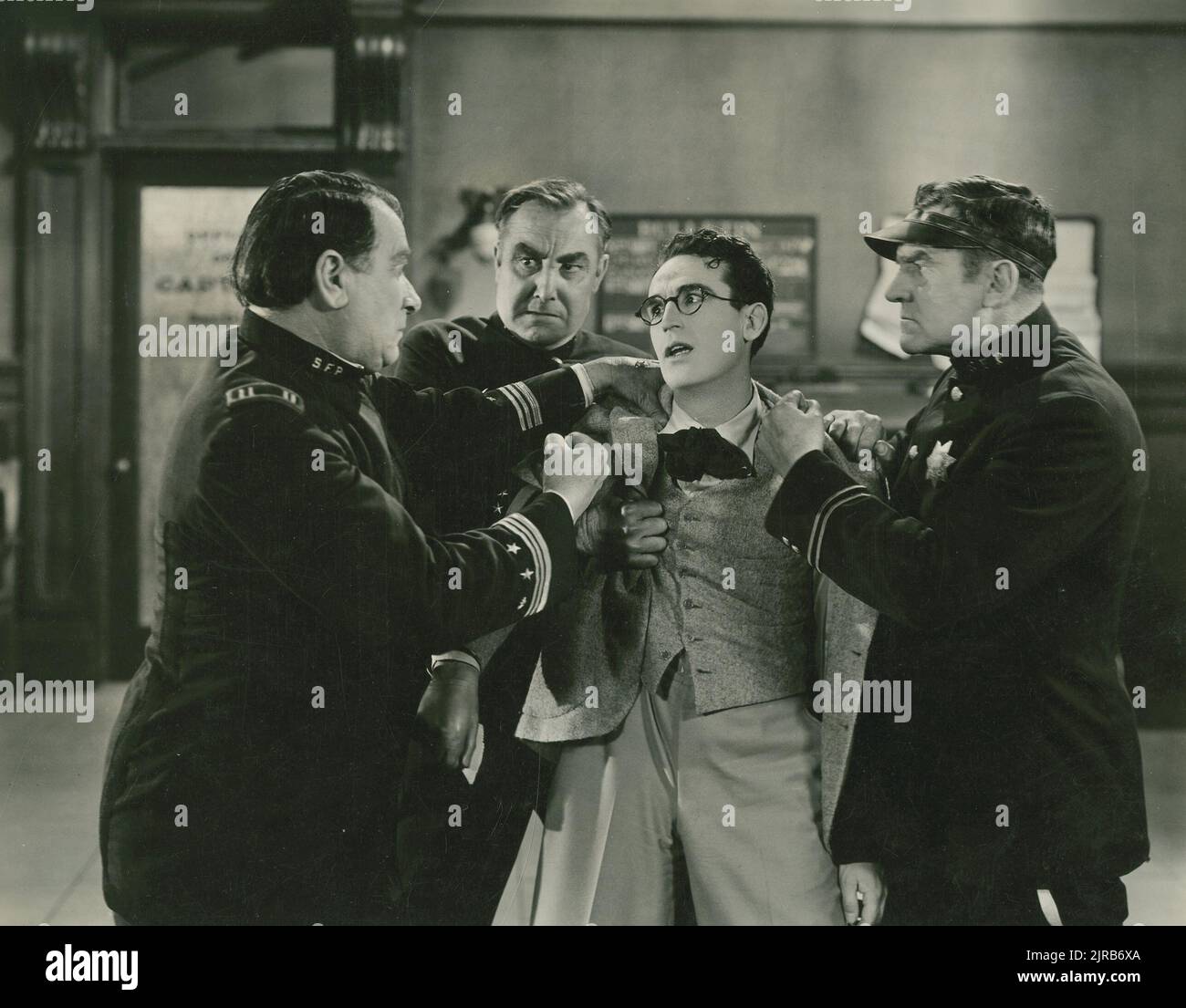 Vintage photo - movie scene - Hollywood actor Harold Lloyd in "Welcome ...