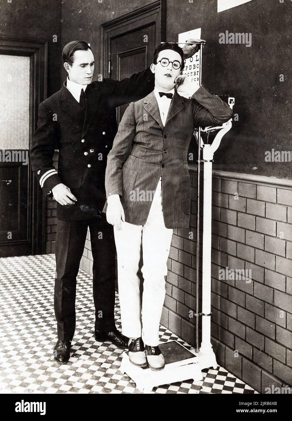 Vintage photo - actor Harold Lloyd in A Sailor-Made Man (Kosmo Film ...