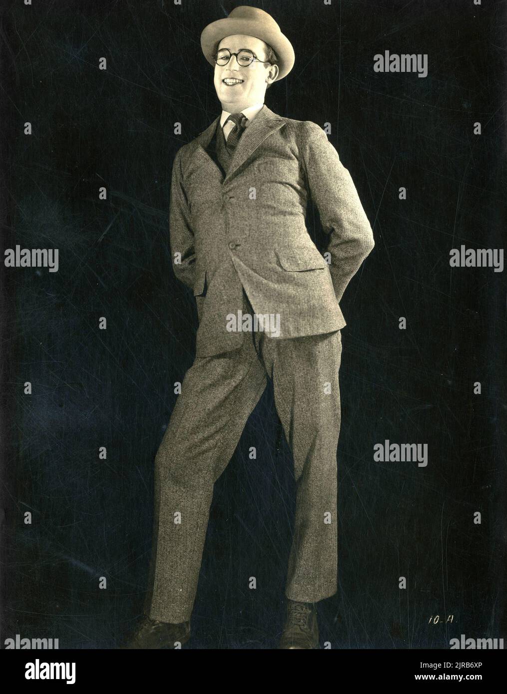 Vintage photo - Harold Lloyd, silent film actor portrait 1922 Stock ...