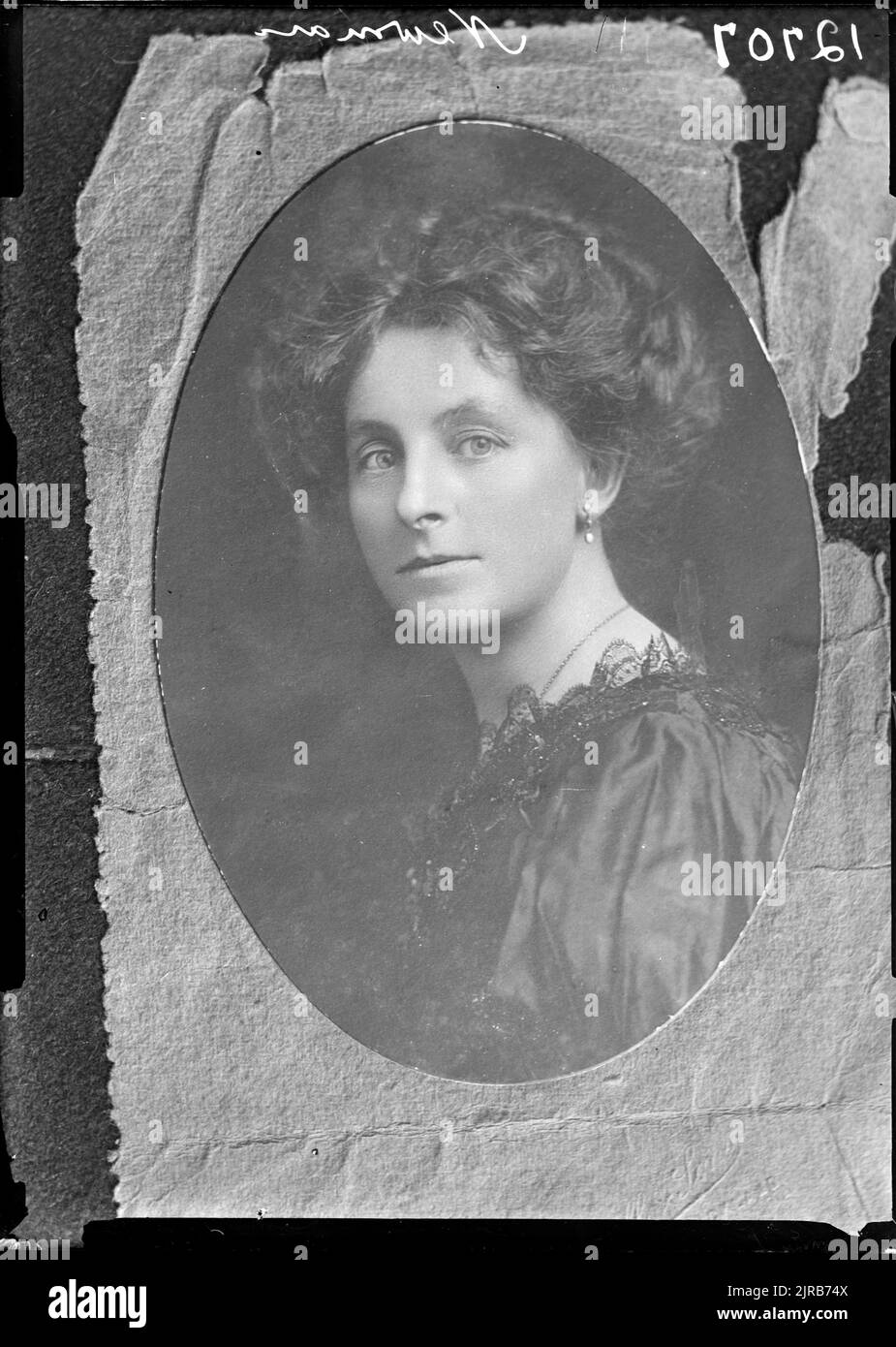 Copy of a portrait of a woman, inscribed Newman, circa 1920, Wellington ...