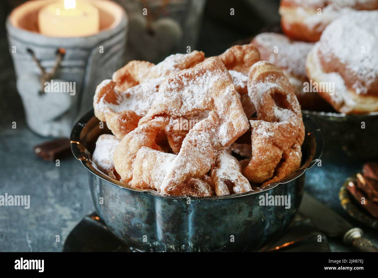 Fat Thursday celebration - traditional Angel Wings cookies decorated ...