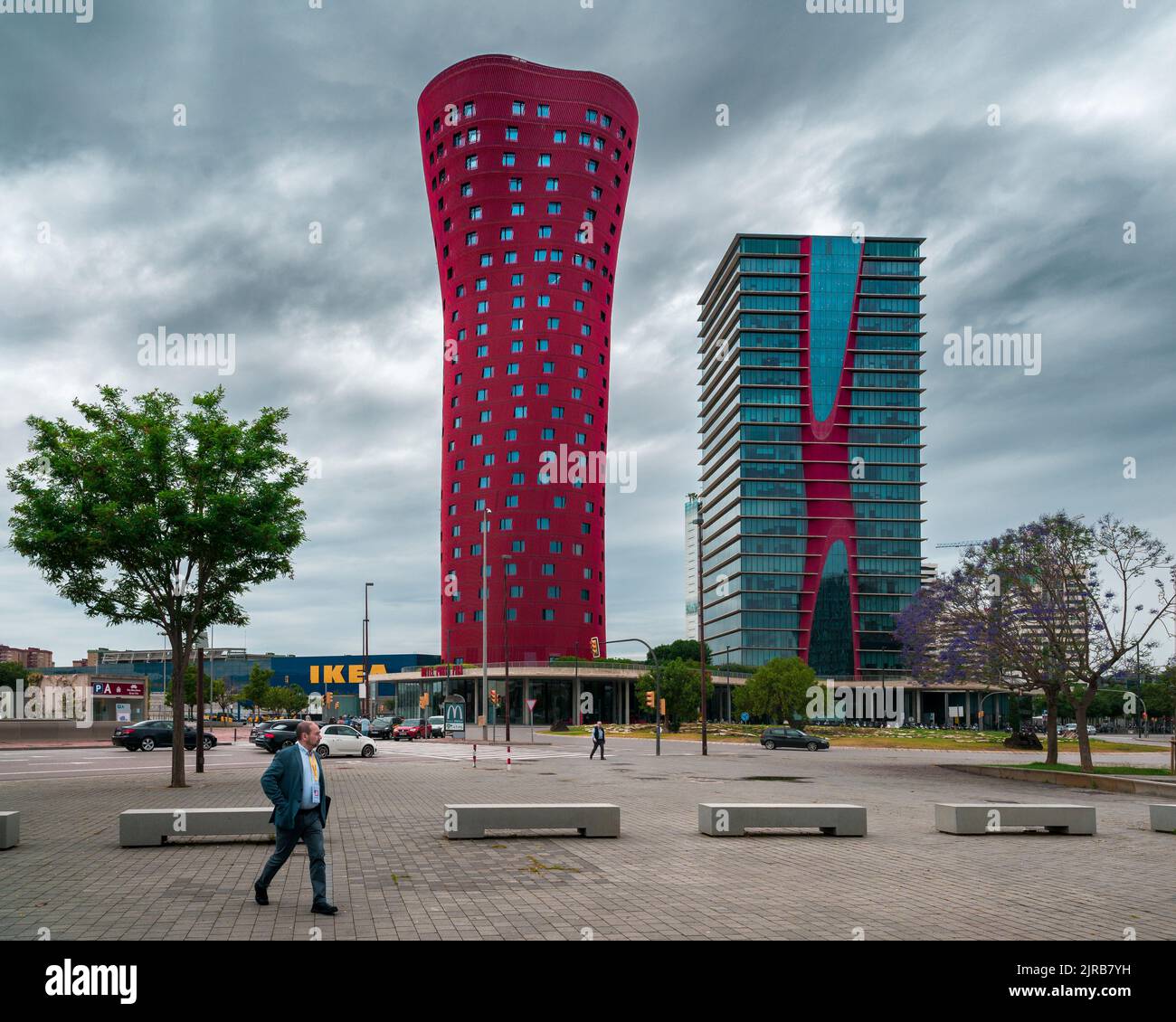 Porta Fira Towers project by Toyo Ito and b720 Arquitectos, headed by ...