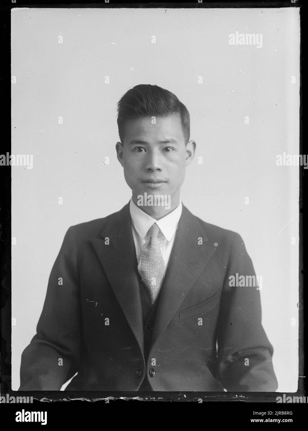 Eric Wong-Ming (also known as Wong gum-hou, circa 1930s, Wellington, by ...