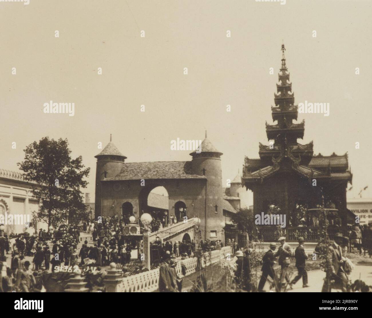 Wembley Exhibition: Old London Bridge, 1924-1925, London, by James ...