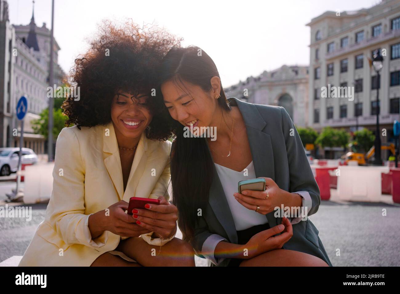 Afro american friends sharing hi-res stock photography and images - Alamy